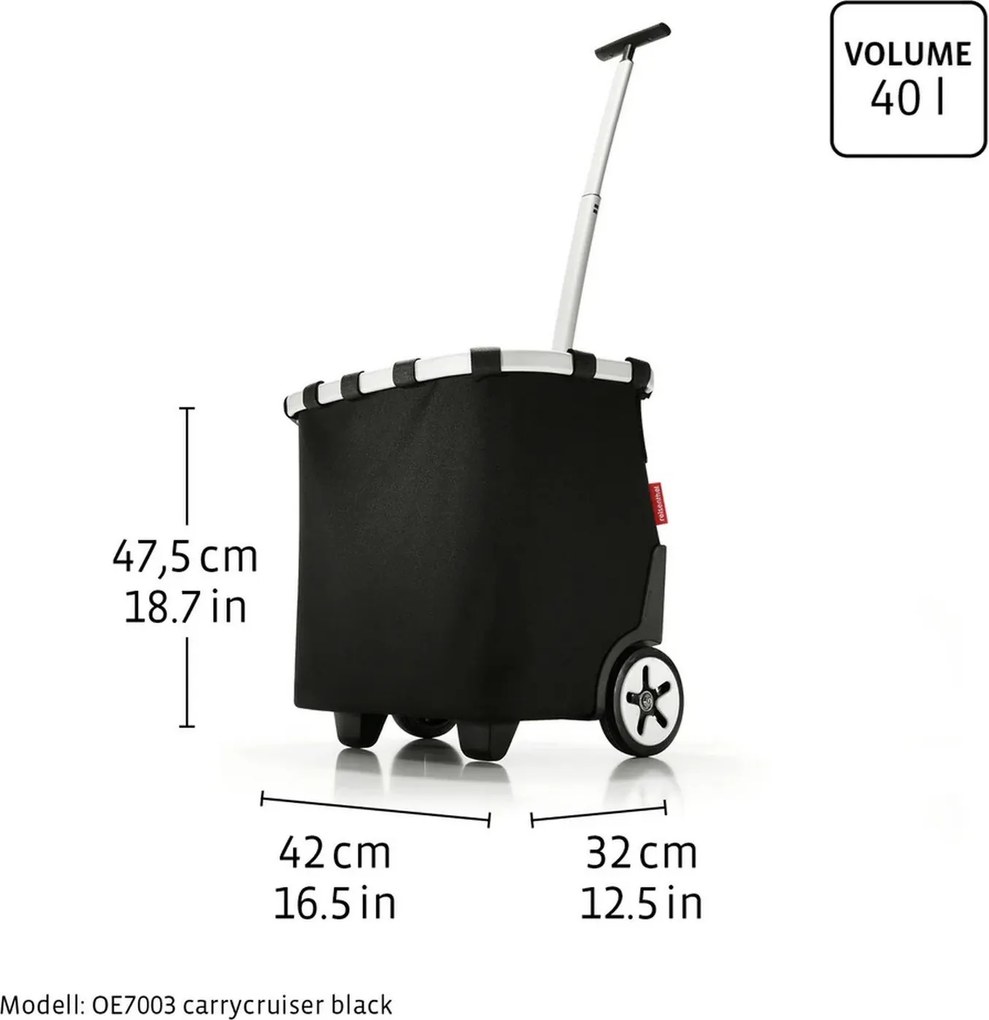 Taška na kolečkách Reisenthel Carrycruiser frame leo nero