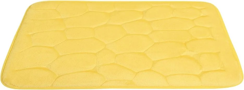 Protišmyková kúpeľňová predložka 3D 0133 yellow, 50x40, žltá, kúpeľňa, BO-MA