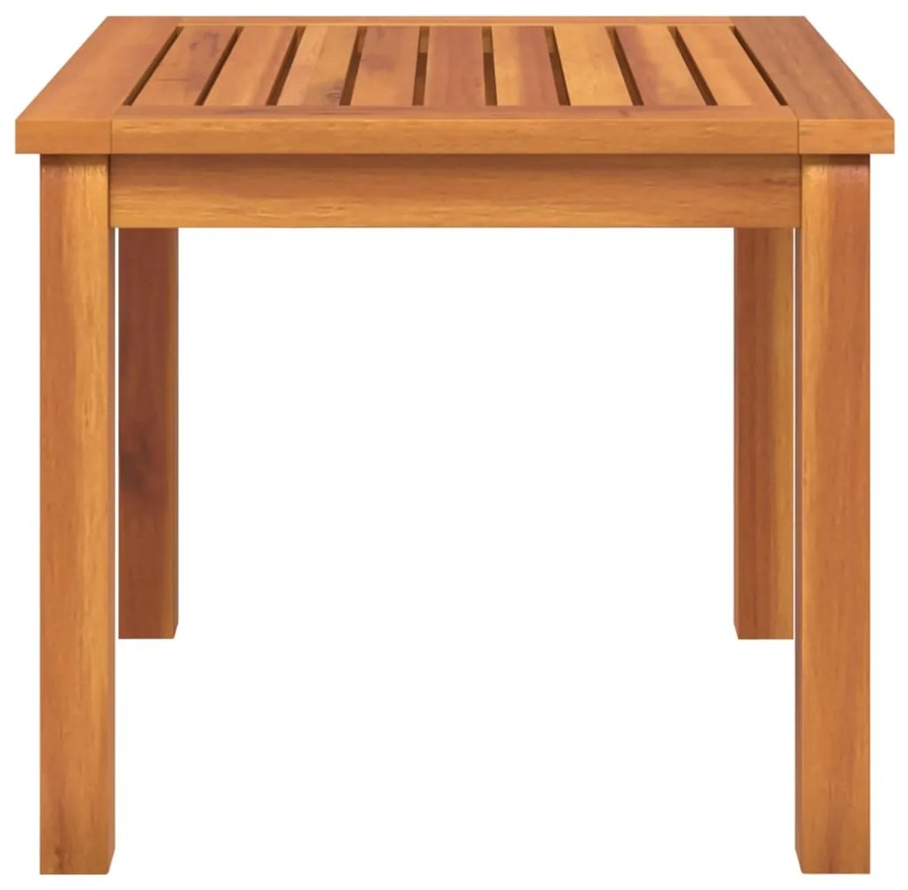 Konferenční Stolek 40 X 40 X 36 Cm Masivní Akáciové Dřevo Tmavě Zelená