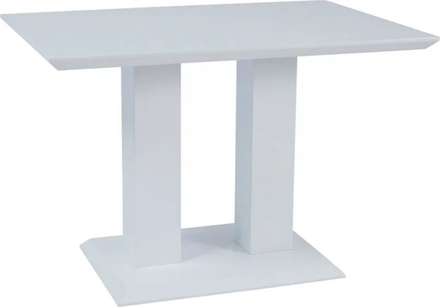 Nábytkáři ORFA TOWER  jídelní stůl  bílá vysoký lesk MDF (TOWERBB=2balíky) - kolekce  (S) (K150-E)