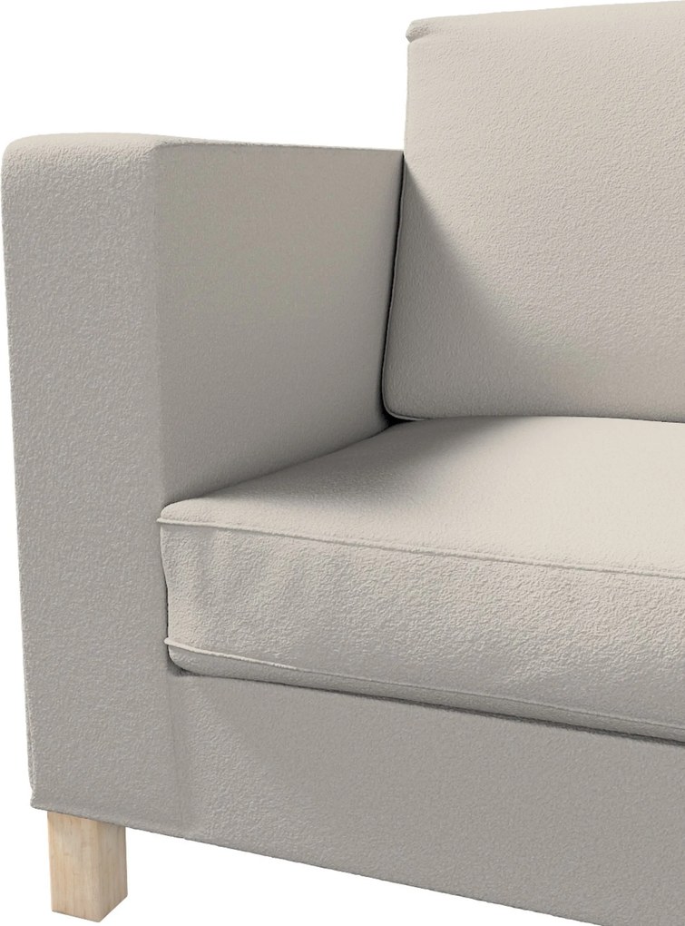 Potah na pohovku IKEA  Karlanda rozkládací, krátký barva béžová látka pletený vzor