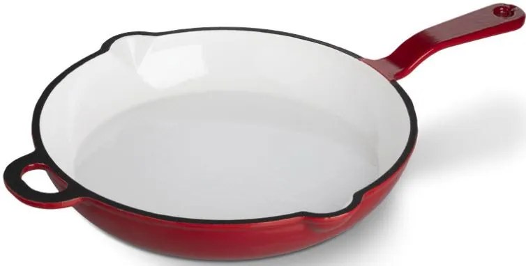 MAGDALENA litinová pánev 28 cm Gourmetina stínově červená 1030-06-20