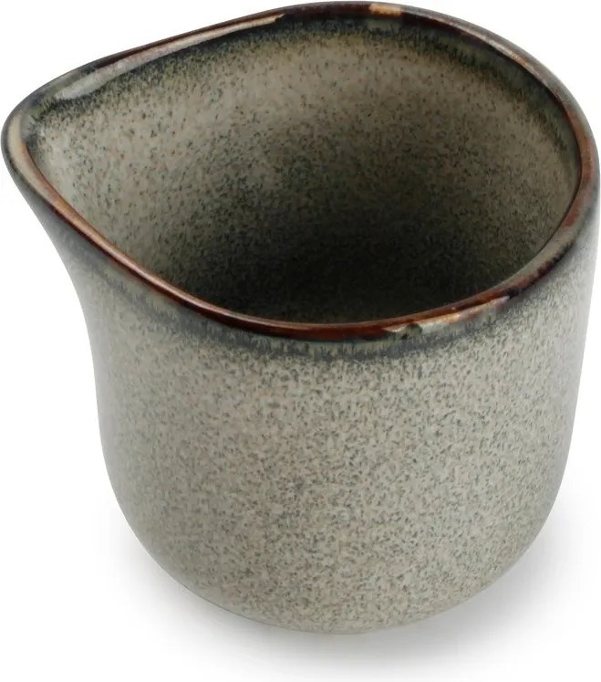Šedá kameninová konvička na mléko 85 ml Meridian – Salt&Pepper