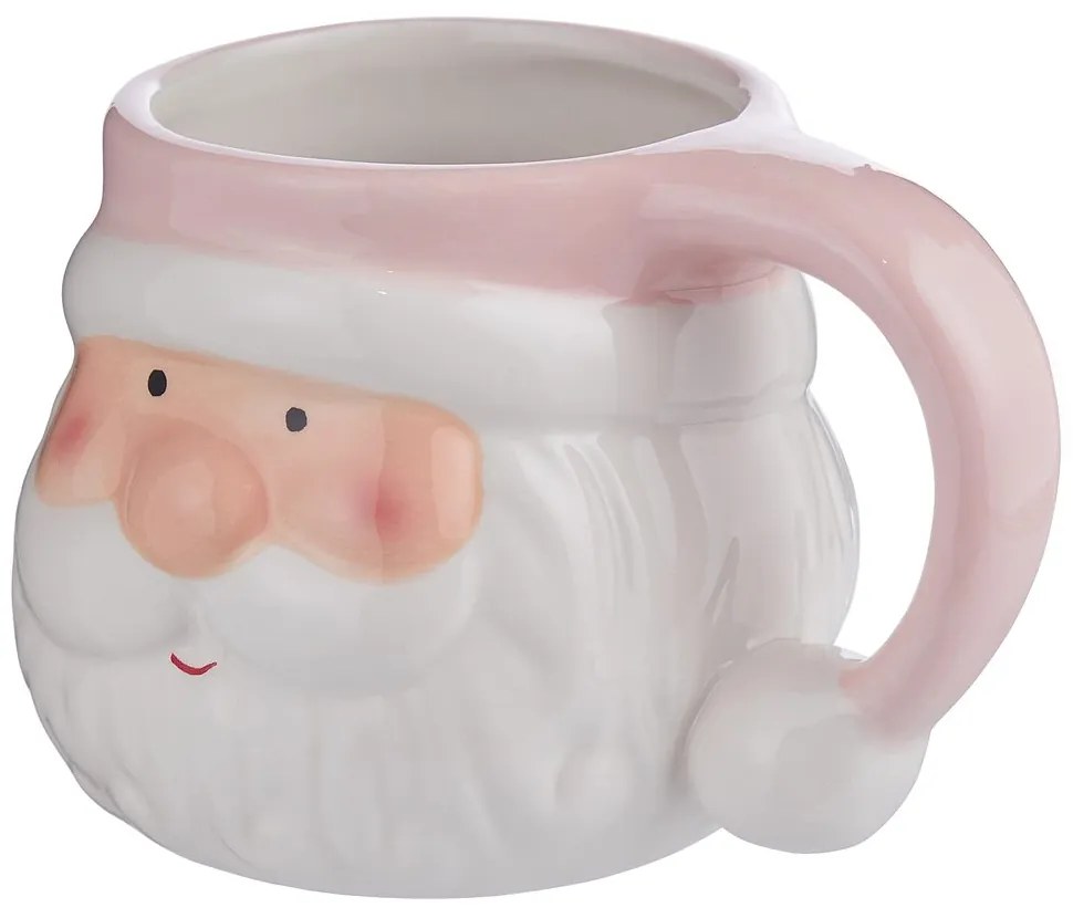 SANTA Hrnek 400 ml - růžová
