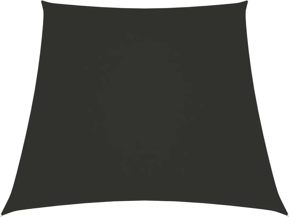 vidaXL Stínící plachta oxfordská látka lichoběžníková 4/5 x 4 m [135134] Barva: Černá