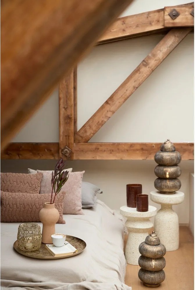 Terrazzo kulatý odkládací stolek ø 32 cm Moravit – Light & Living