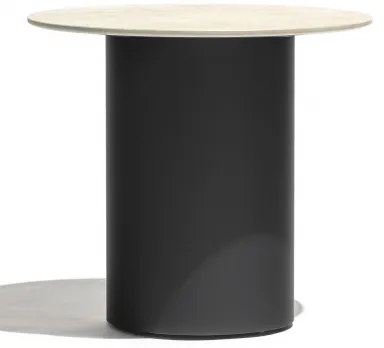 Branta nízké stoly keramika Ø55 perleťová - vzhled kámen hnědá Todus