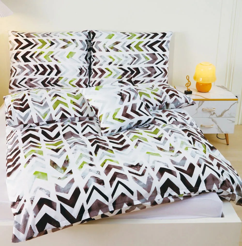 Jahu MyHouse Madison 6dílné mikrosaténové povlečení Rozměr: 2x 70 x 90, 2x 140 x 200, 2x 45 x 45 cm