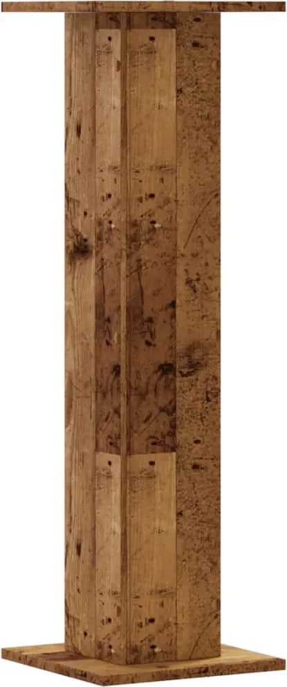 Stojany na rostliny 2 ks old wood 30x30x95 cm kompozitní dřevo 3307880