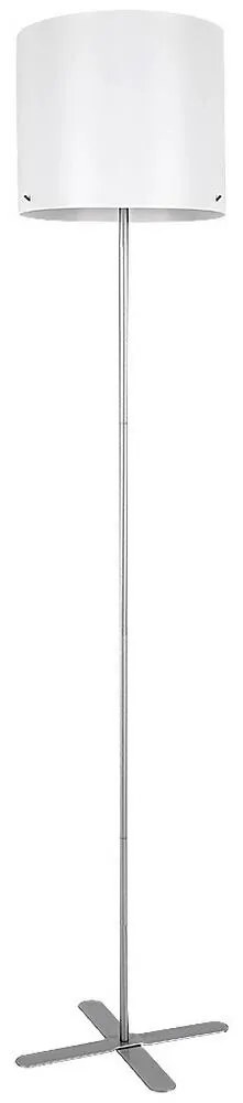 Rabalux | Rabalux 74012 - Stojací lampa IZANDER 1xE27/40W/230V bílá/stříbrná | RL74012