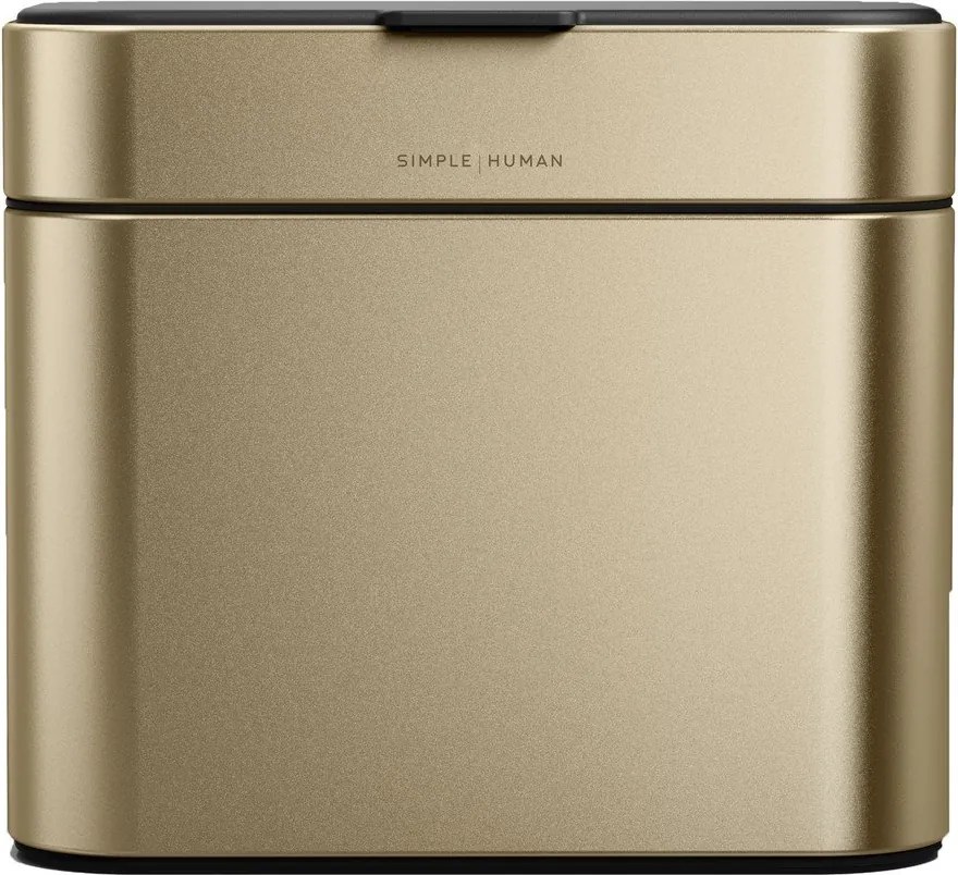Nádoba na kompostovatelný odpad v matně zlaté barvě 4 l – simplehuman