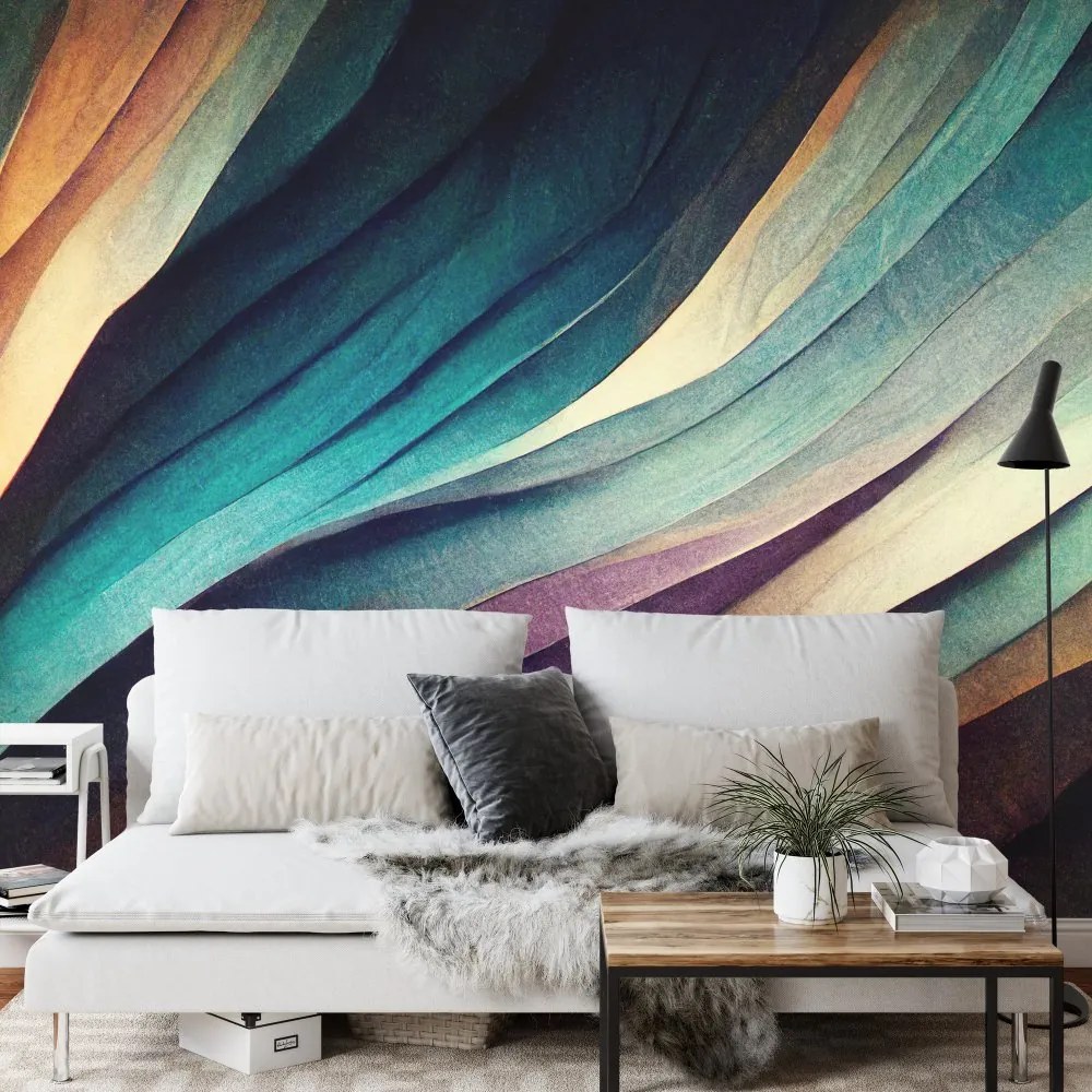 Fototapeta Organic Lines As Abstract Wallpaper Background Design Omyvatelný vlies 368x254