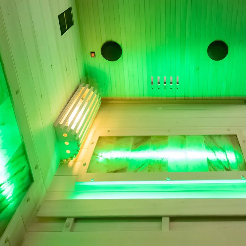 BPS-koupelny Finská sauna Relax HYD-6191 120x120, 2 osoby