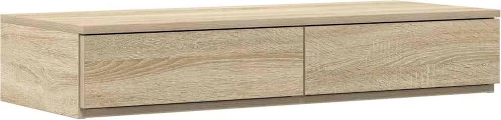 Rám postele s úložným prostorem se zásuvkou Sonoma dub 90 cm 3335671