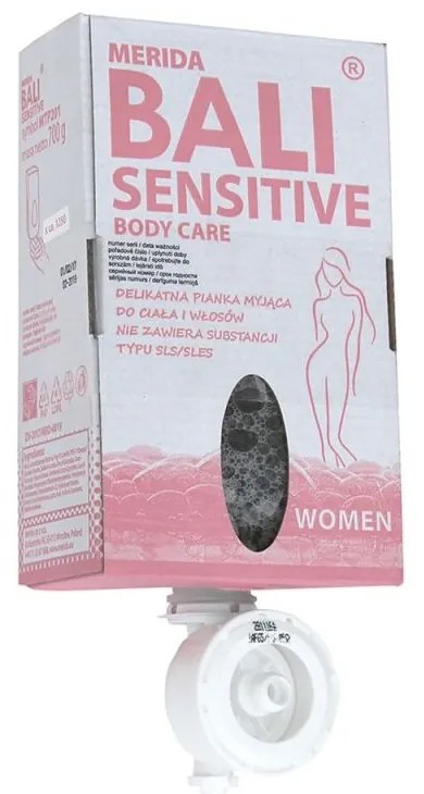 Pěnové mýdlo Merida Bali Sensitive Women 6 x 700 ml, pro ženy