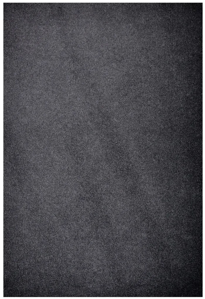 Vopi, Kusový koberec Quick step antracit, 120x170, šedá, chodba / předsíň