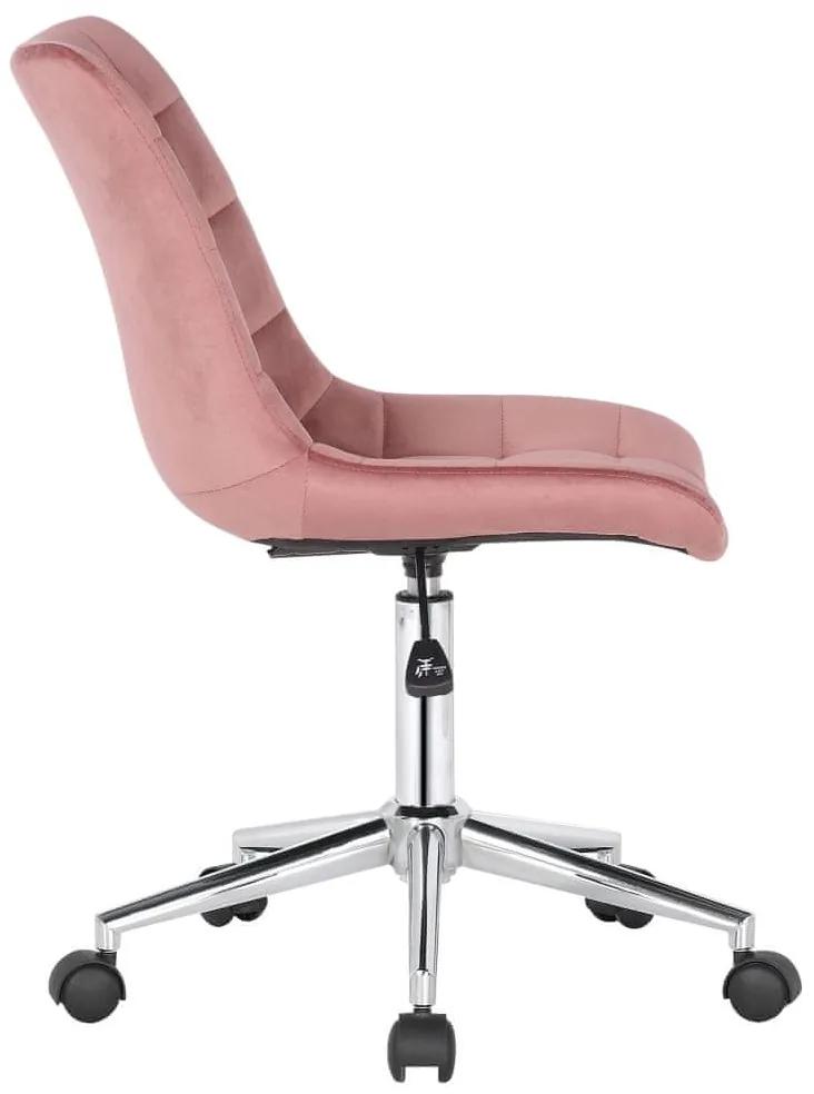 Bhm germany Kancelářská židle Medford, samet, růžová