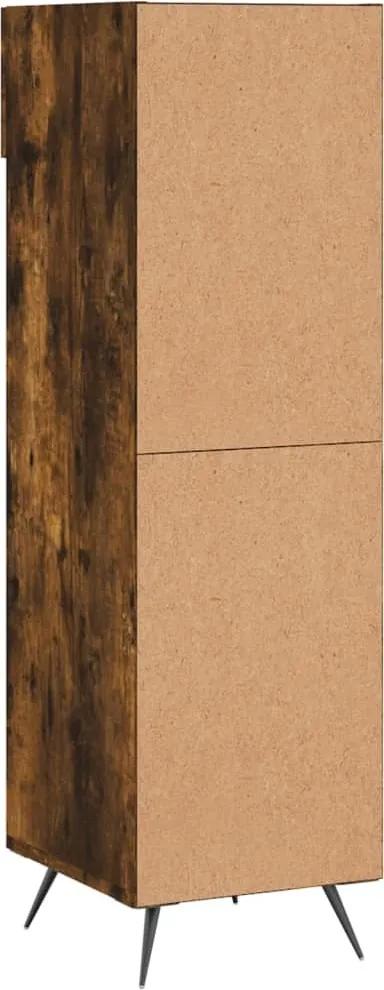 vidaXL Botník 30 x 35 x 105 cm kompozitní dřevo [829649] Barva: bílá s vysokým leskem