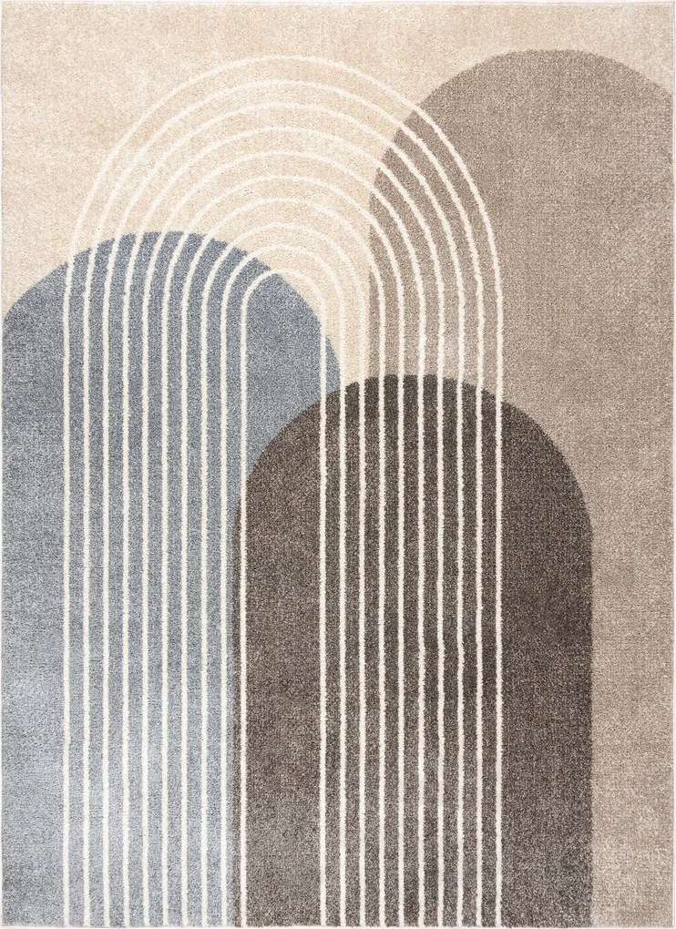 Dywany Łuszczów, Kusový koberec Fusion 0810 beige/brown, 80x150, vícebarevná, kancelář