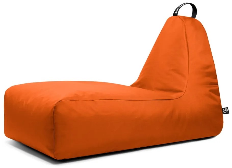 Oranžový sedací vak Chill XXL – So Soft?