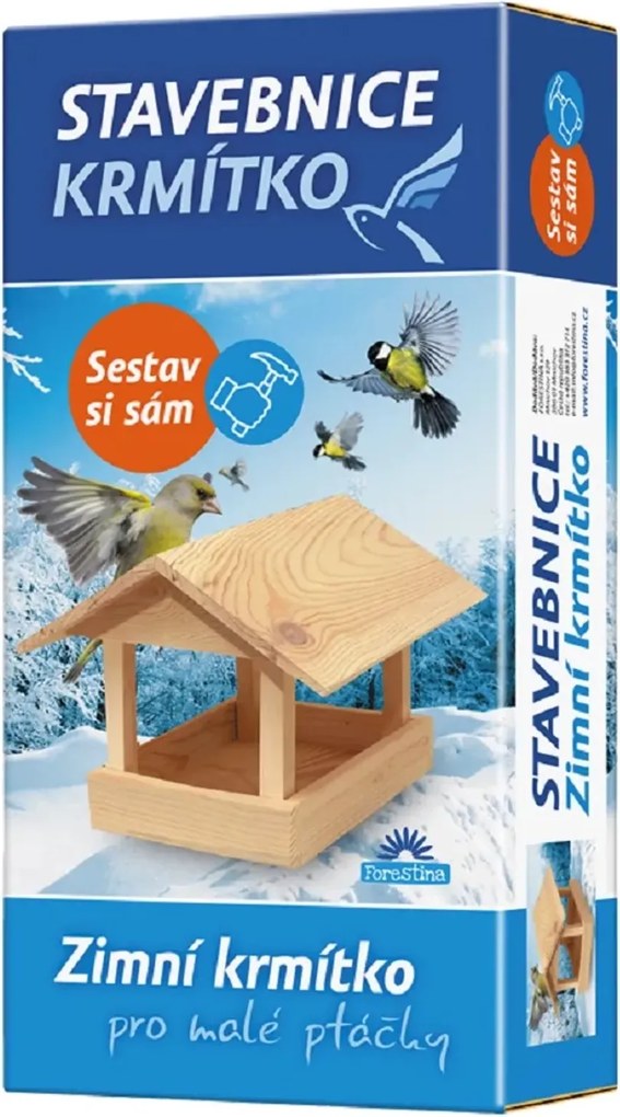 Krmítko Stavebnice krmíkto pro malé ptáčky - Sestav si sám 6 x 29,5 x 14,5 cm