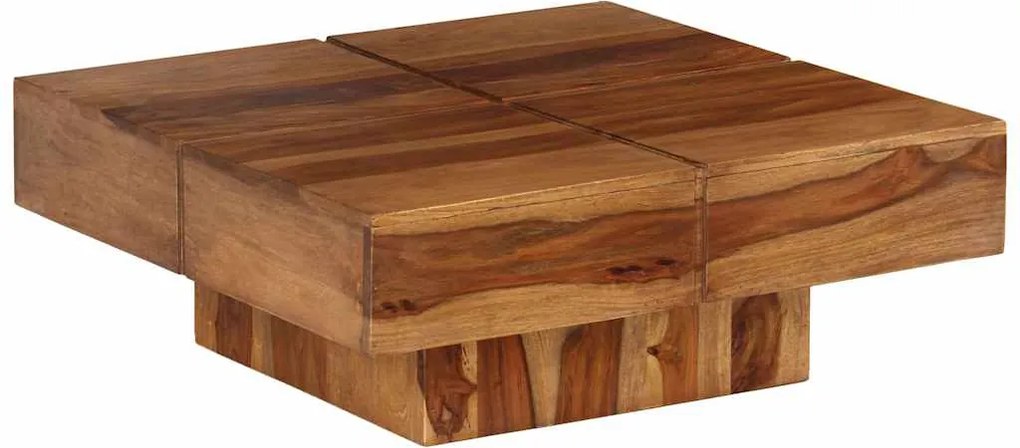 Konferenční stolek 80 x 80 x 30 cm masivní akáciové dřevo 246250