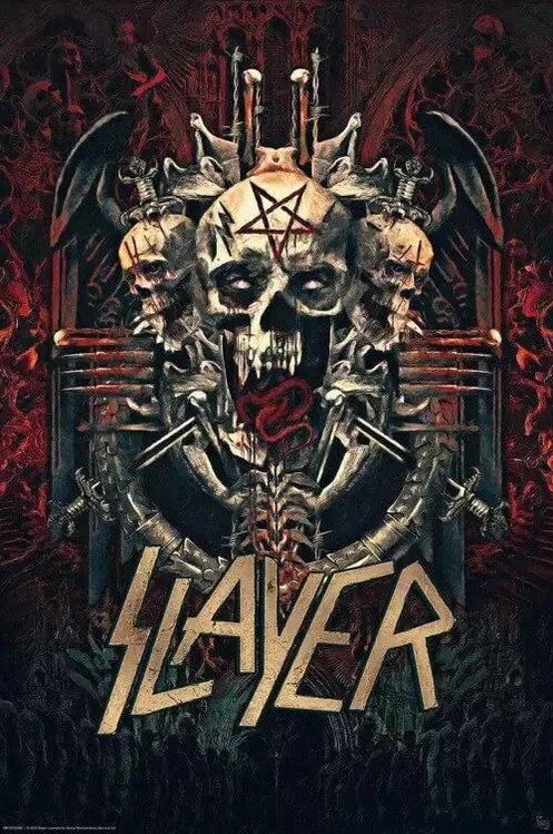 Plakát, Obraz - Slayer - Skullagramm, (61 x 91.5 cm)