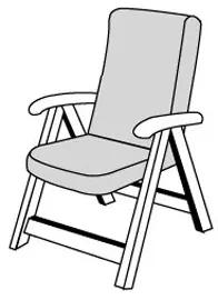 Doppler LIVING 4143 střední - polstr na židli a křeslo