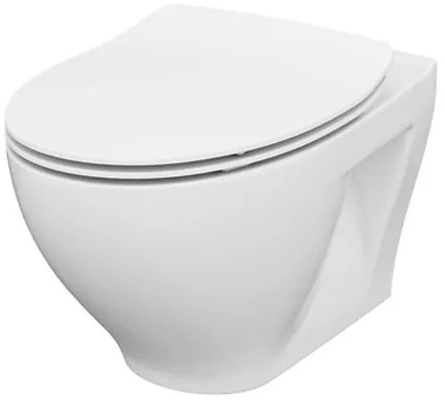 Cersanit Moduo CleanOn, set 934 závěsná wc mísa + toaletní sedátko, K701-147