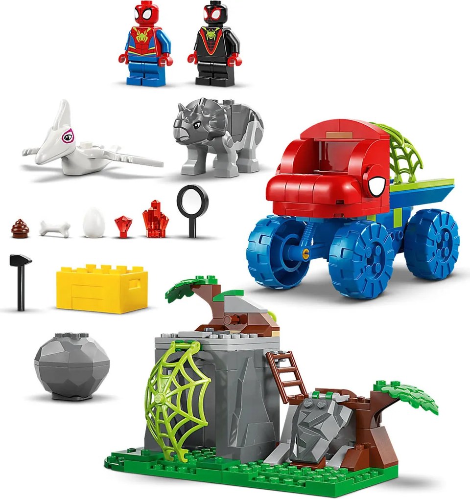 LEGO MARVEL Spideyho tým a záchrana dinosaurů s truckem 11199 STAVEBNICE 2211199