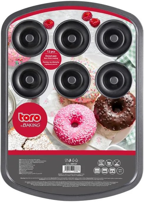 Forma na donuty TORO 12ks 40x28cm