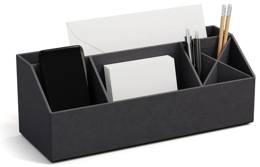 Kartonový organizér na psací potřeby Elisa Canvas Paper Laminate – Bigso