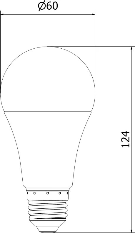Mexen Nova, LED žárovka E27, A60, 15W, neutrální - 4000K, 1575 lm - L100-E27-1540-01