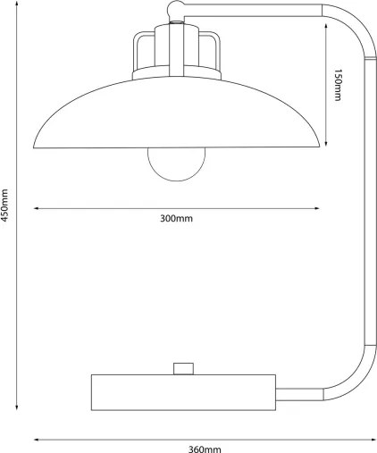Stolní lampa FELIX 1xE27/60W/230V zelená