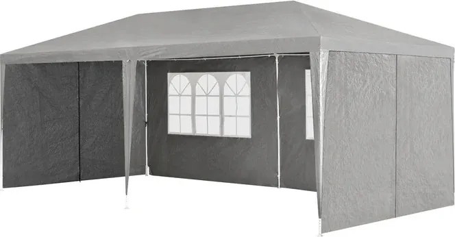 Juskys Párty stan 3x6 m - tmavě šedá