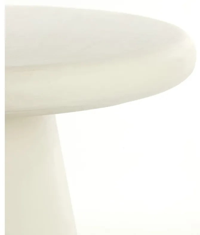 Bílý kulatý konferenční stolek ø 70 cm Kulona – Light &amp; Living