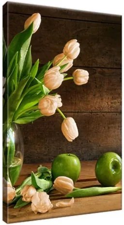 Tištěný obraz Nádherné tulipány a zelená jablka 20x30cm 2151A_1S
