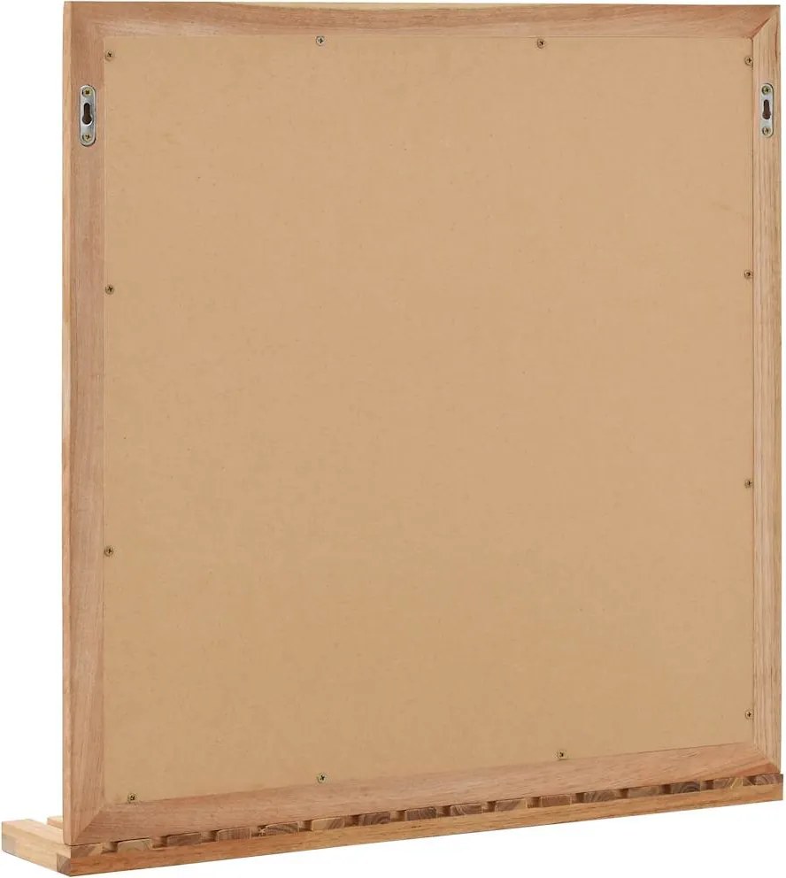 Koupelnové zrcadlo 60 x 12 x 62 cm masivní ořechové dřevo 247605