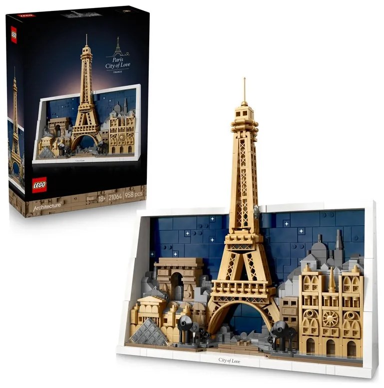 Lego® architecture 21064 paříž – město lásky 5702018063668