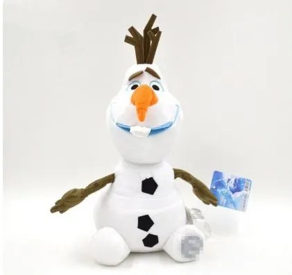 Plyšové postavičky Anna, Elsa, Olaf a ještěrka - Ledové Království 2 Varianta: Olaf, 23 cm
