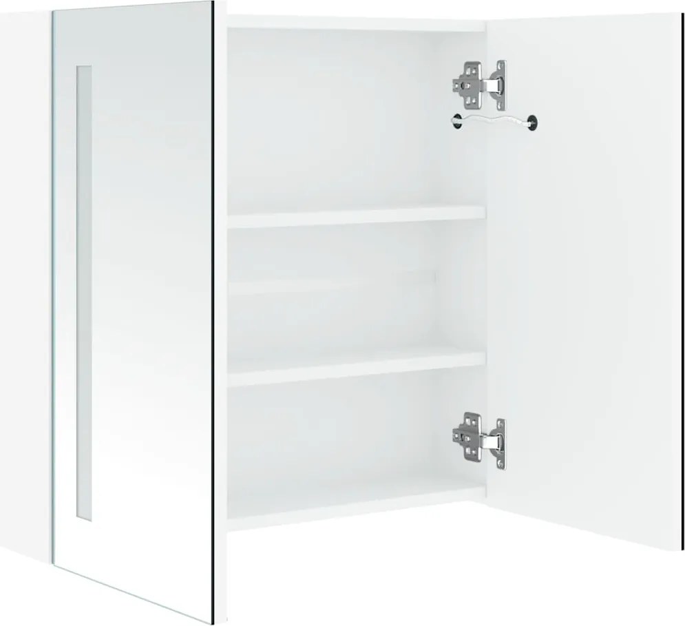 LED koupelnová skříňka se zrcadlem 60 x 14 x 62 cm 285125