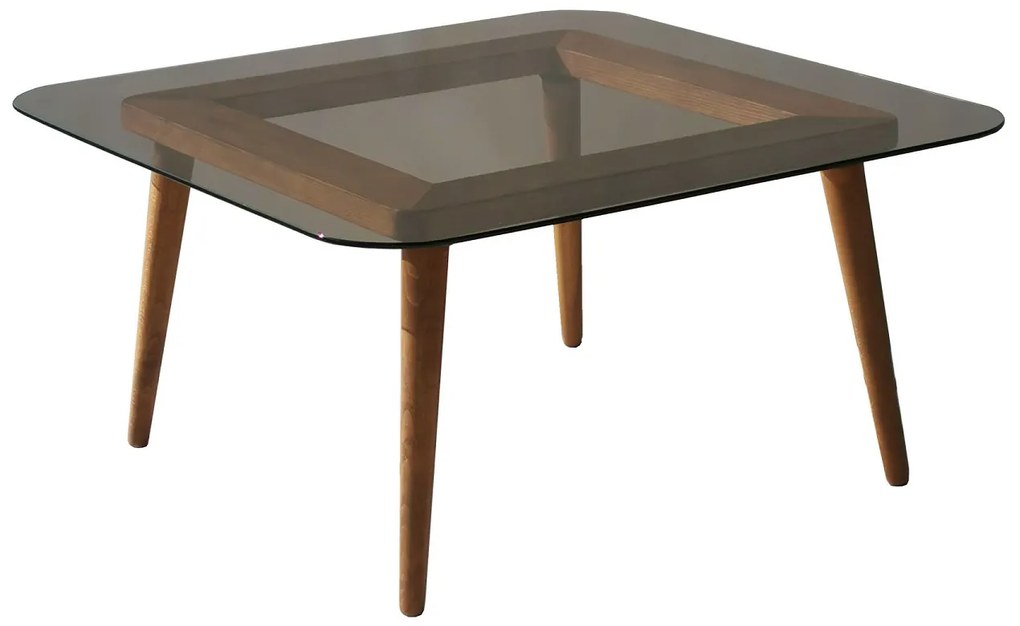 Designový konferenční stolek Olalla 80 cm bronzový