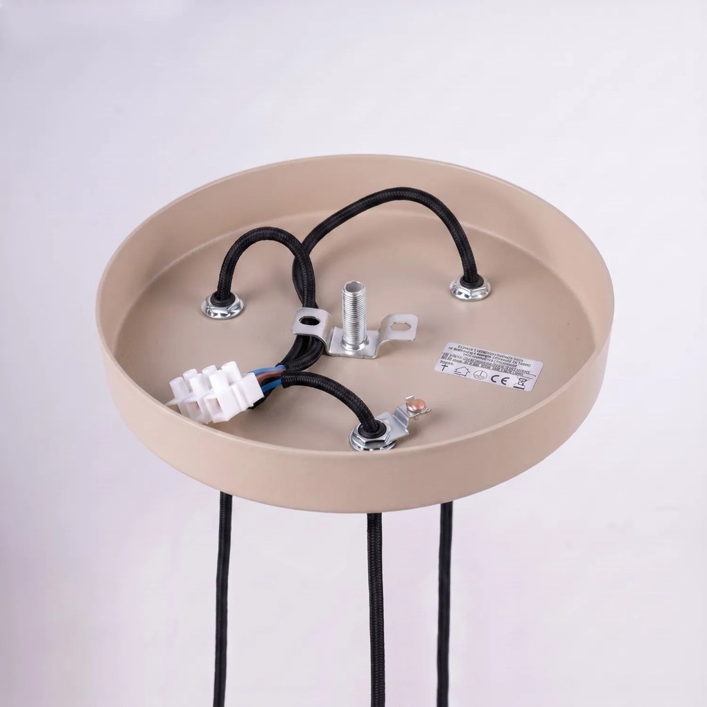 Sollux Lighting Závěsné svítidlo ARCHE 3P taupe