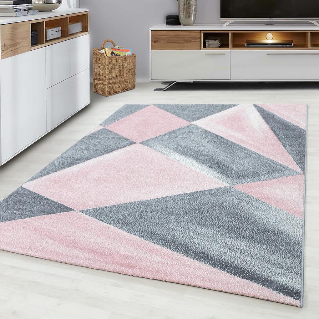 Ayyildiz Kusový koberec BETA 1130, Růžová Rozměr koberce: 200 x 290 cm
