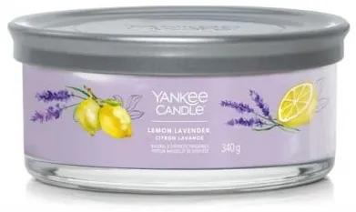 Aromatická svíčka, Yankee Candle Signature Tumbler Lemon Lavender, hoření až 28 hod