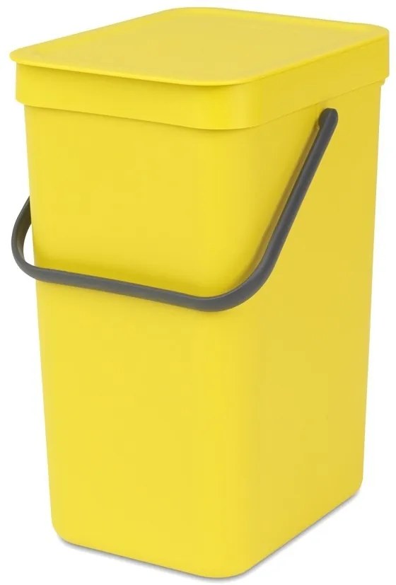 Brabantia Odpadkový koš 12 l Sort & Go - žlutá