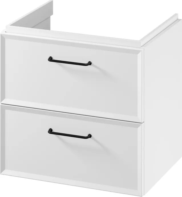Cersanit Mille, umyvadlová skříňka 594x446x551 mm, bílá matná, S1021-001