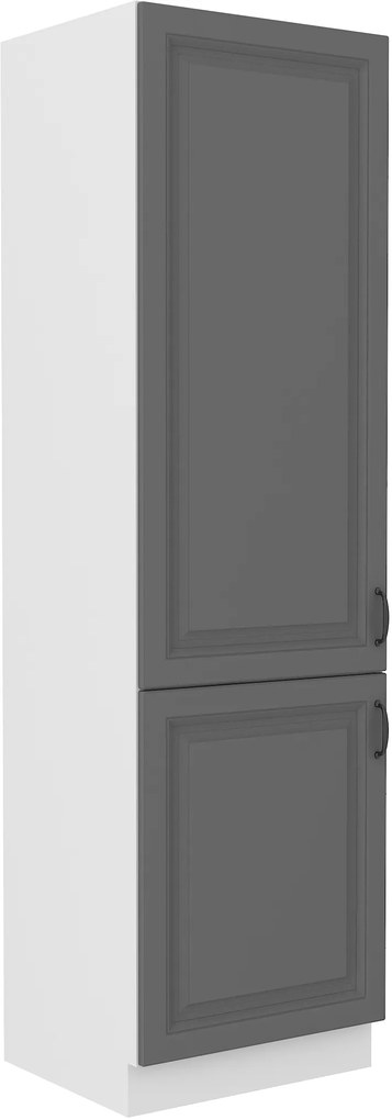 STL 60 cm skřínka vysoká pro lednici STILO II Barevné provedení STILO: Bílá / Grafit