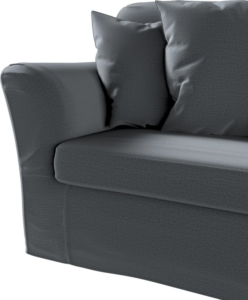Potah na pohovku IKEA Tomelilla rozkládací barva šedá látka sametová