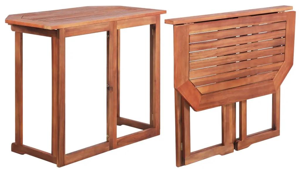 44039 vidaXL Bistro stolek 90 x 50 x 75 cm masivní akáciové dřevo